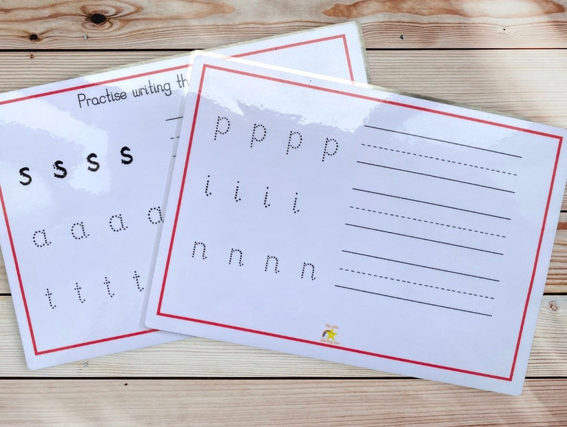 Phase 2 phonics SATPIN activity set – My Little Learning Star